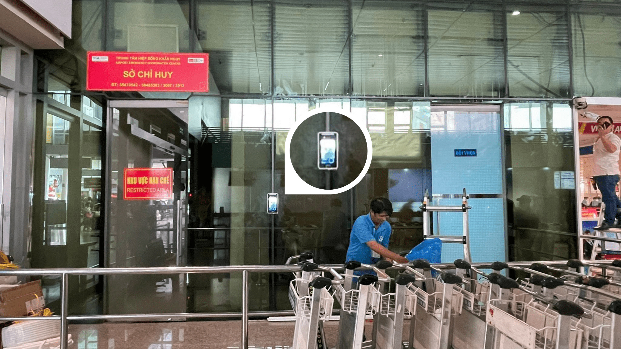 タンソンニャット国際空港様：顔認証システムのFaceXを導入 - VTI